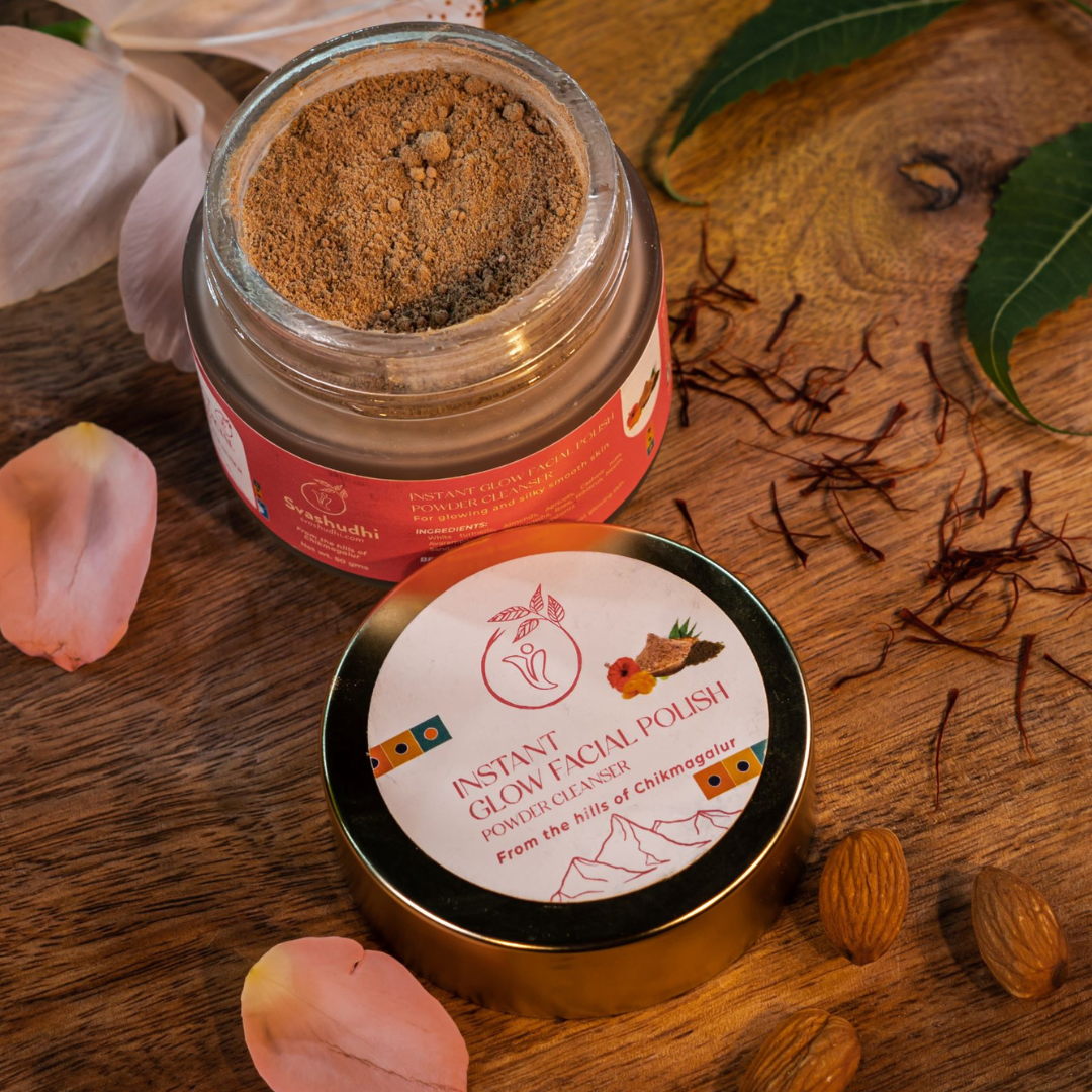 Instant Glow Facial Polish For Even Skin Tone – Svashudhi