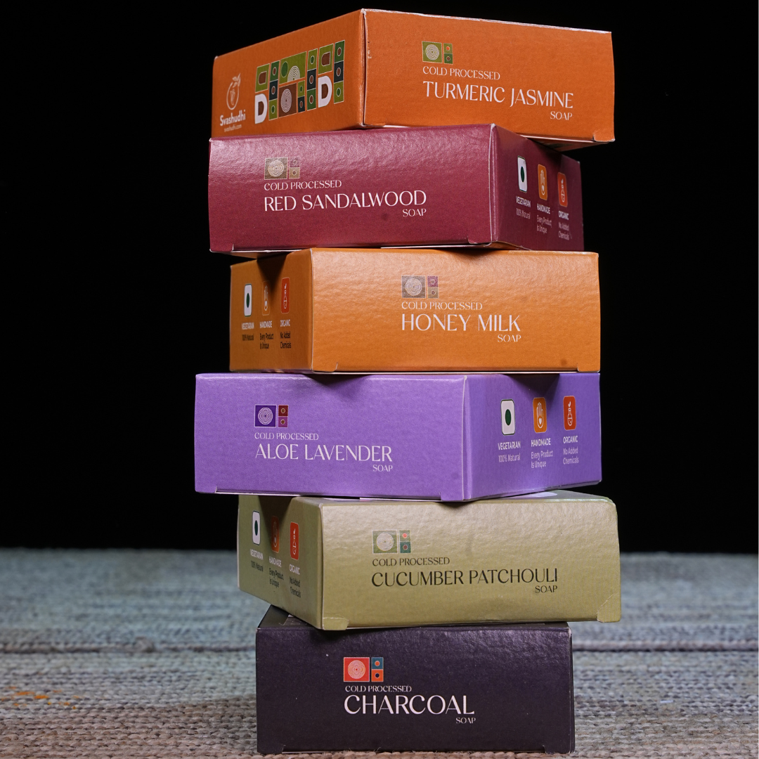 Svashudhi's Cold processed Soaps | Nourishment for Different Skin Type